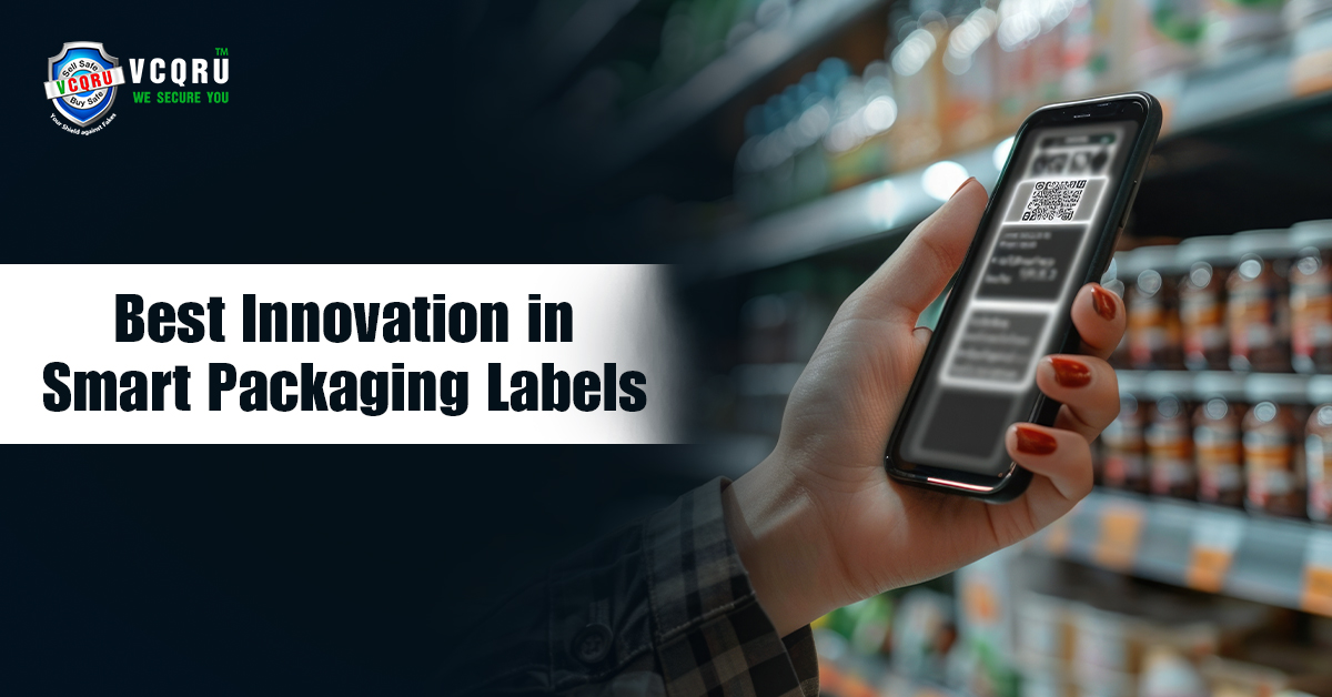 Best Innovation in Smart Packaging Labels - VCQRU